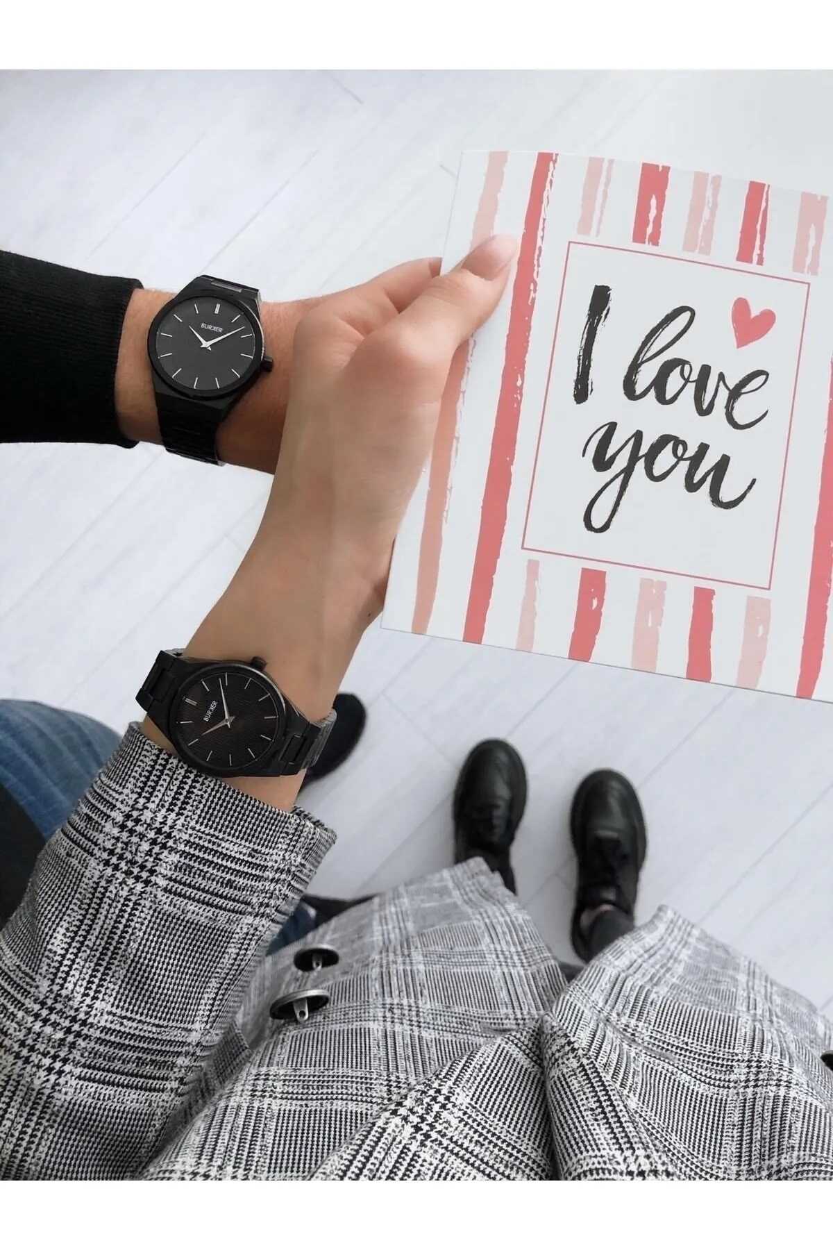 Burker Adam & Eve Black Çift Kol Saati Fiyatı ve Modelleri